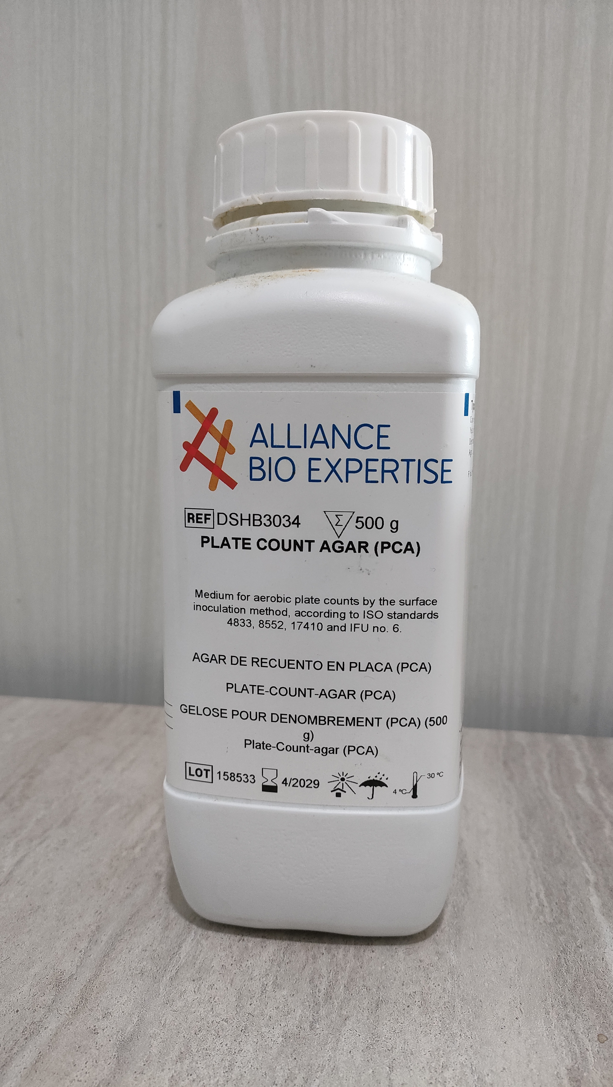 ABE - Plate Count Agar (PCA) - Products :: Sapharma