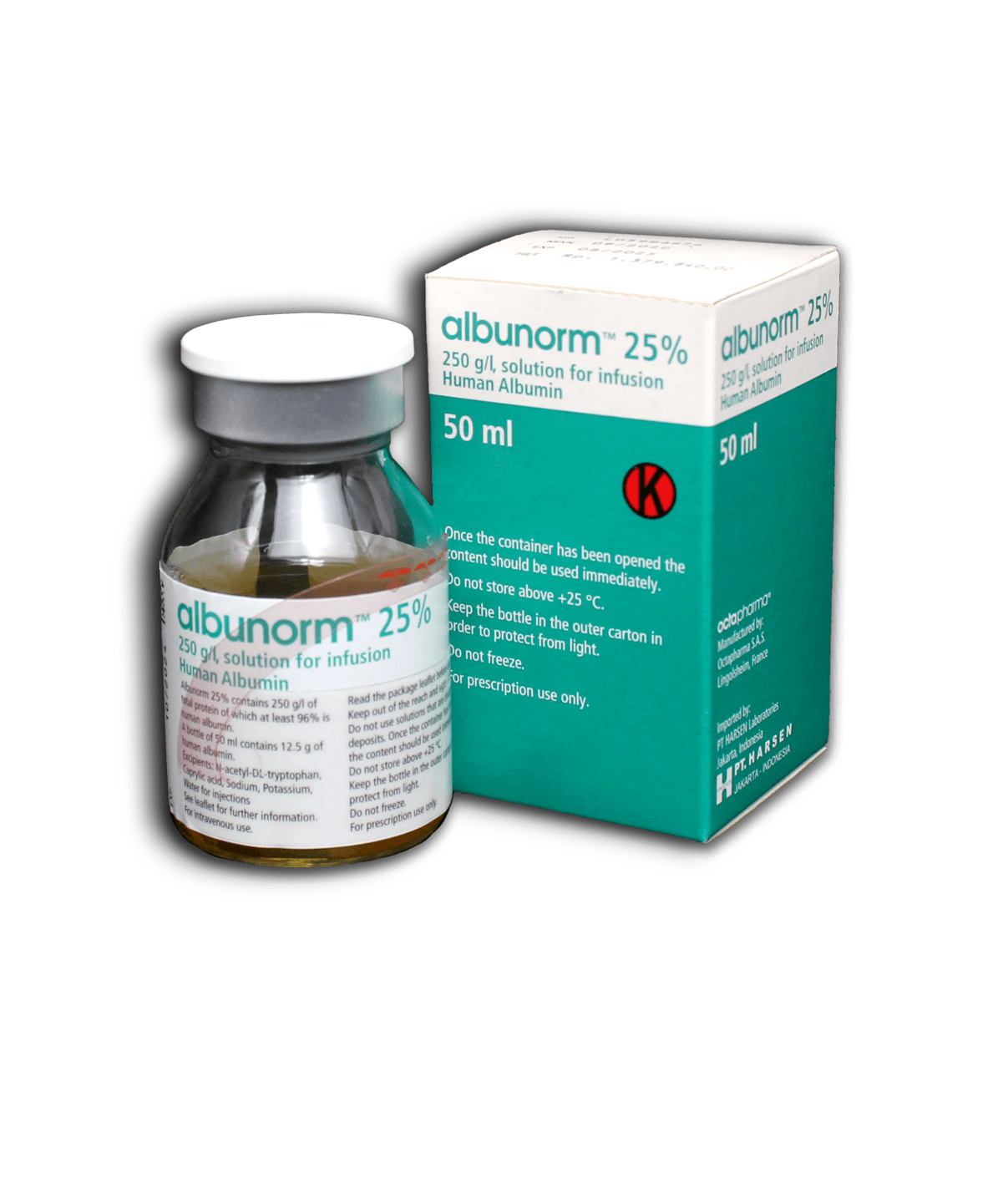 ALBUNORM 25% 100Ml - Products :: Sapharma