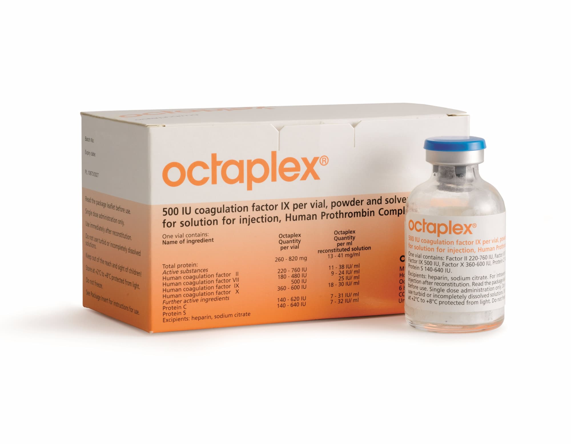 OCTAPLEX® 500 IU - Products :: Sapharma
